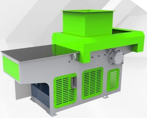 Single Shaft Rotary Shear Shredder 380v 50hz With Automatic Reverse System