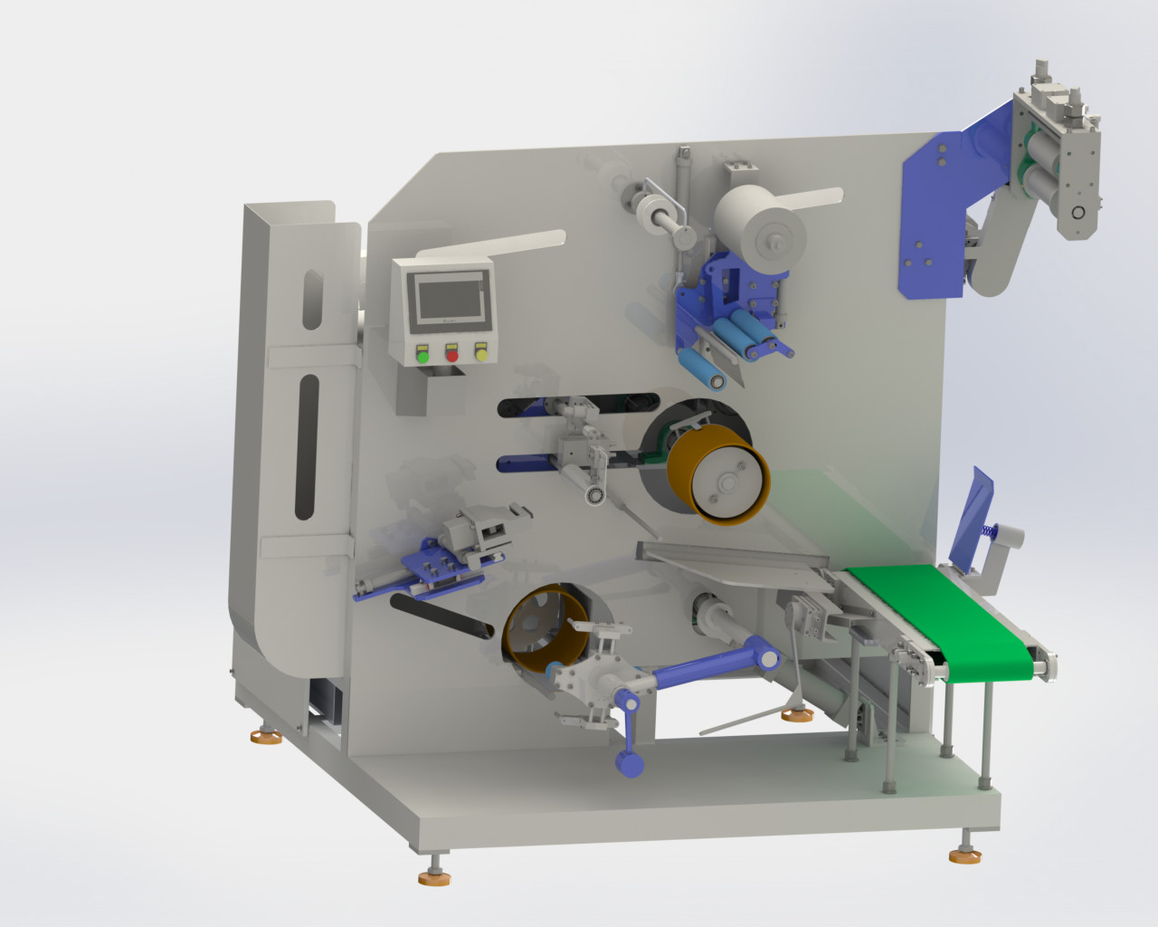 Composite Cord PP Automatic Strap Winder Plastic Spraying PLC Control