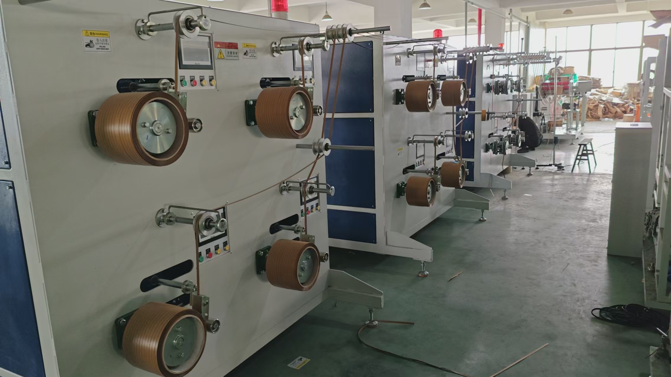 Paper strapping production line